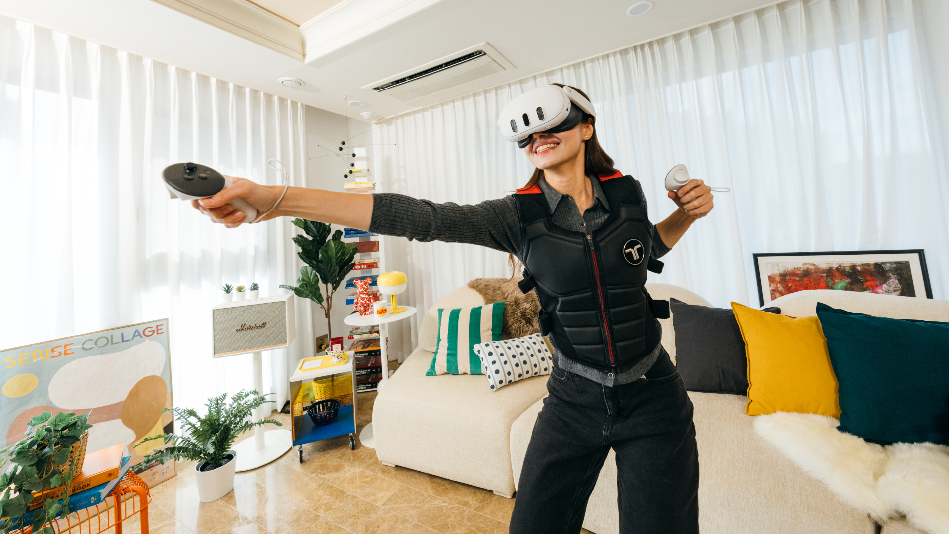 "Made for Meta" Haptikweste: Lohnt bHaptics TactSuit X16 für Meta Quest?