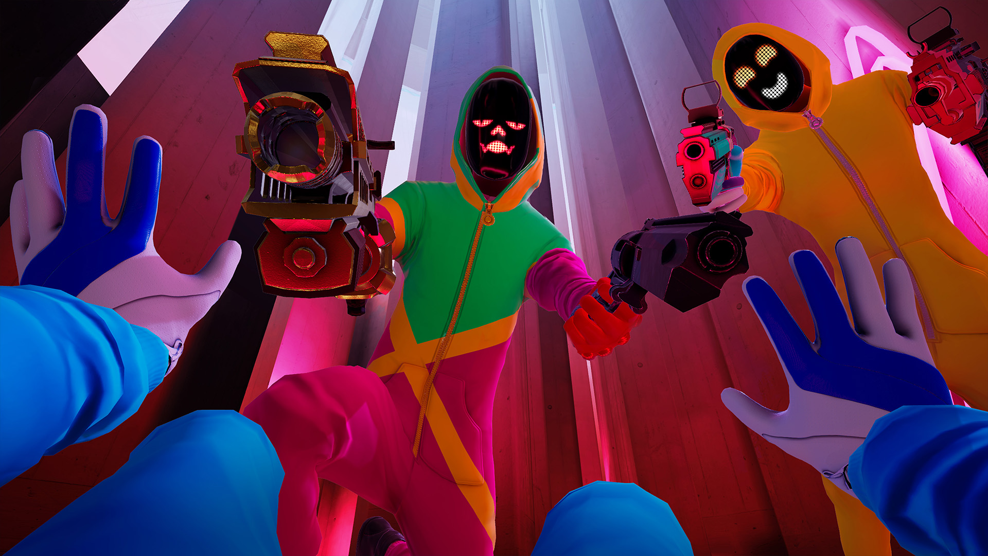 Chaotischer Multiplayer-VR-Shooter Frenzies wird zum sozialen Treffpunkt