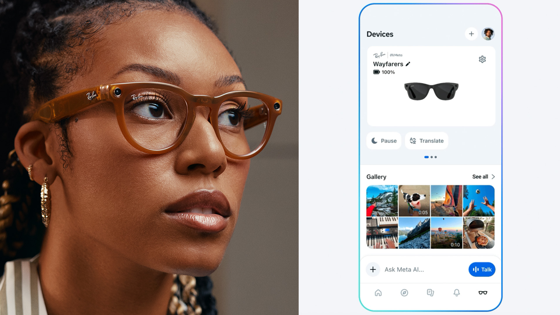 Ray-Ban Meta Smart Glasses: Begleit-App heißt jetzt "Meta AI" und ...