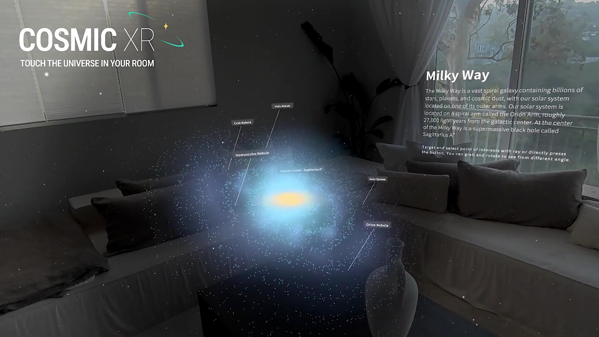 Cosmic XR ist eine wunderschöne MR-Simulation des Weltraums